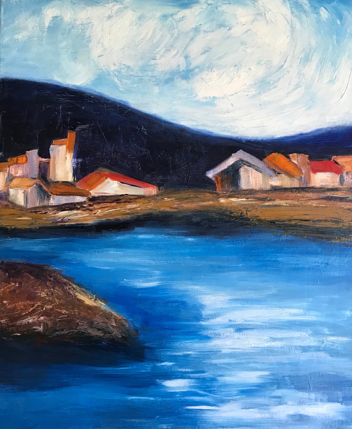 Big Eddy by Evalyn VerHey | 24" x 20" | Oil